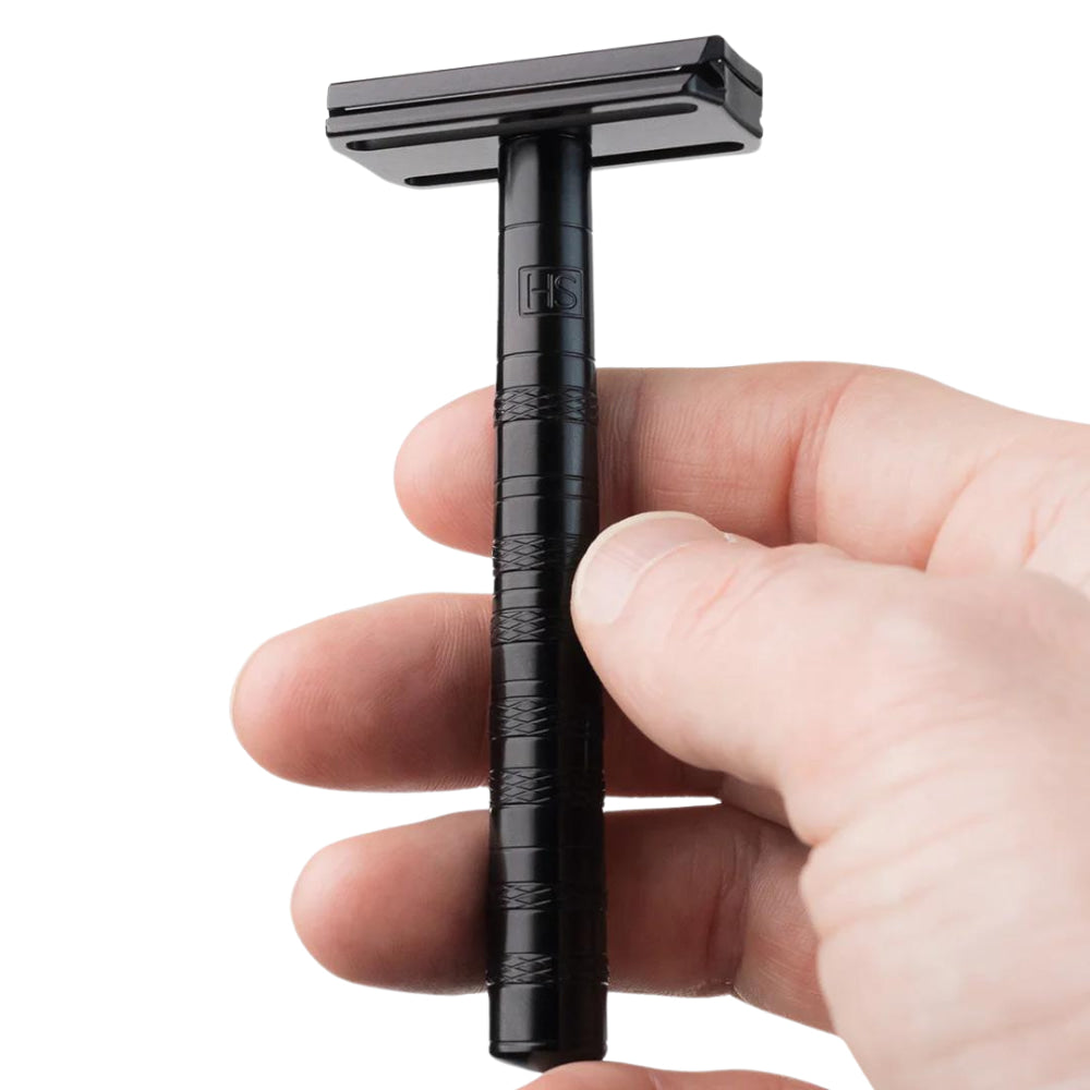 Henson Shaving AL13 Safety Razor Jet Black – Beard & Blade
