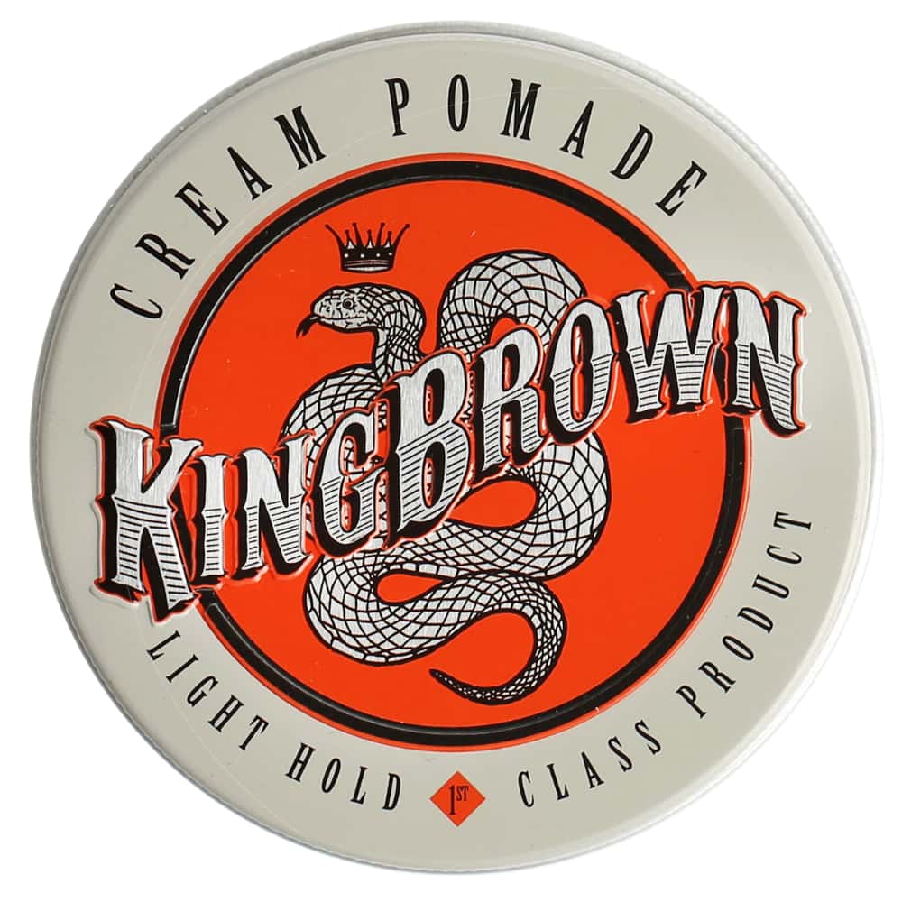 King Pomade Logo King Brown Matte Pomade Jimmy Rod's Barbershop