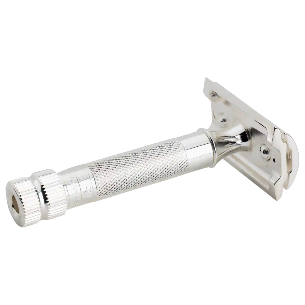 Merkur 34S Safety Razor HD Silver Plated – Beard & Blade