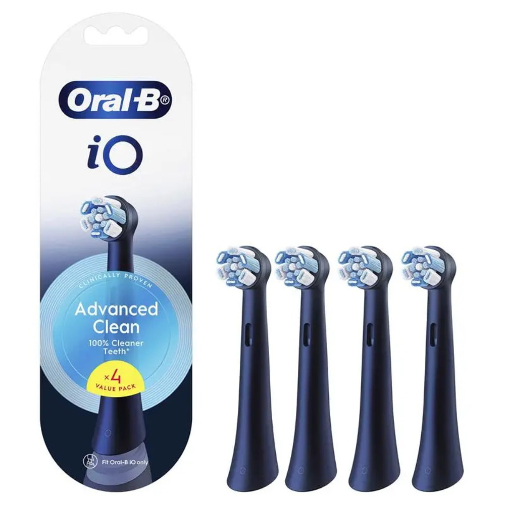 Oral-B iO Advanced Clean Electric Toothbrush Heads Refill 4 Pack ...