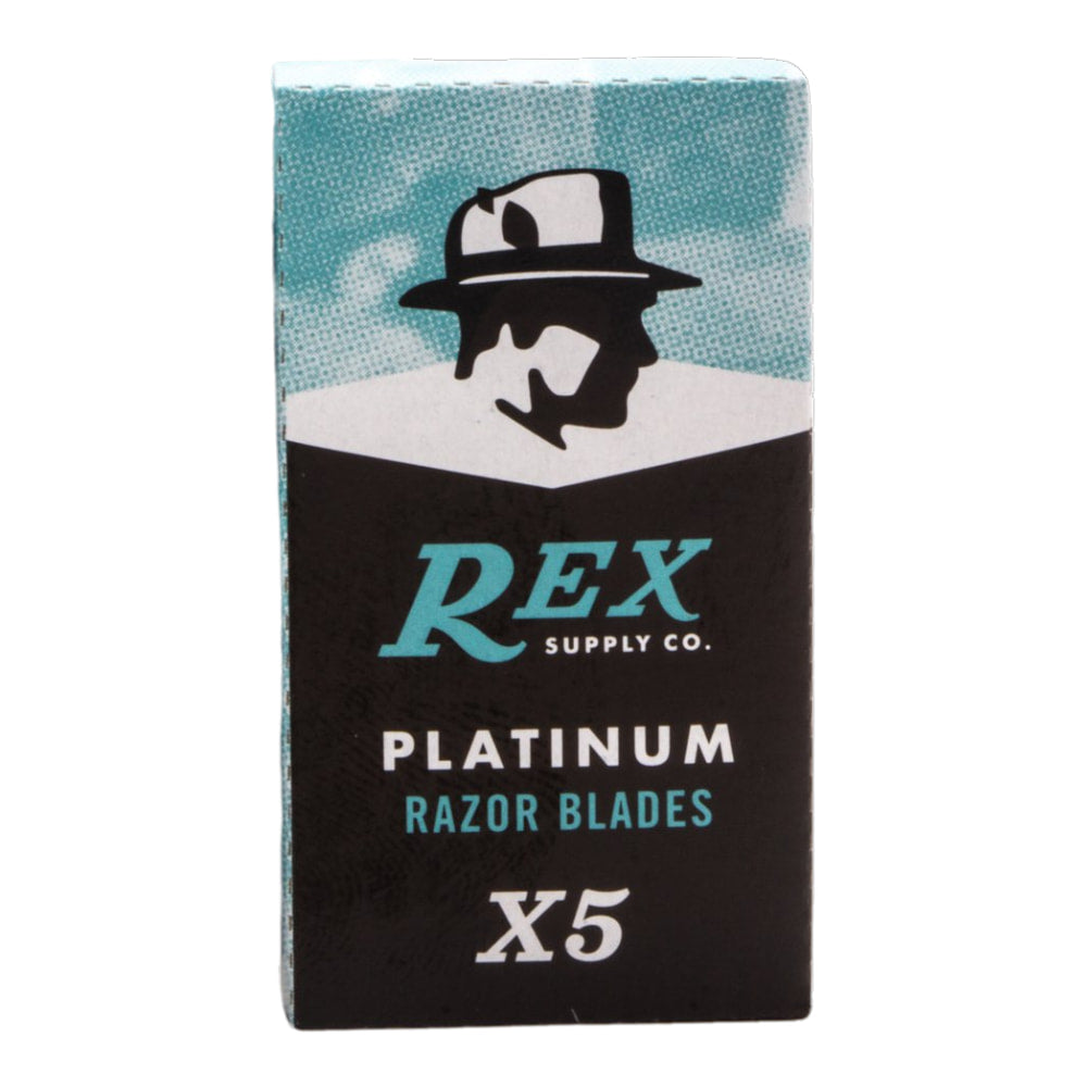 Rex Platinum Stainless Steel Double Edge Blades (100) – Beard & Blade
