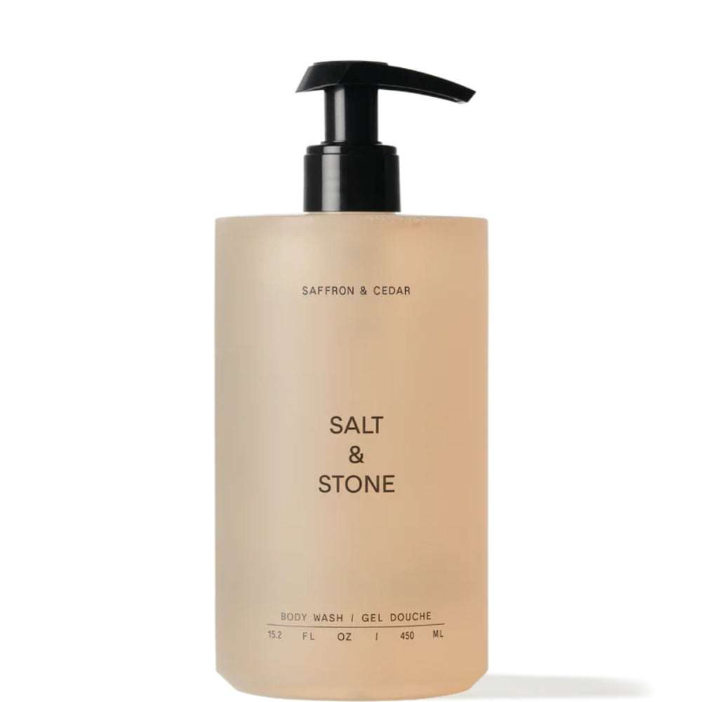 Salt & Stone Antioxidant Body Wash Saffron & Cedar 450ml – Beard & Blade