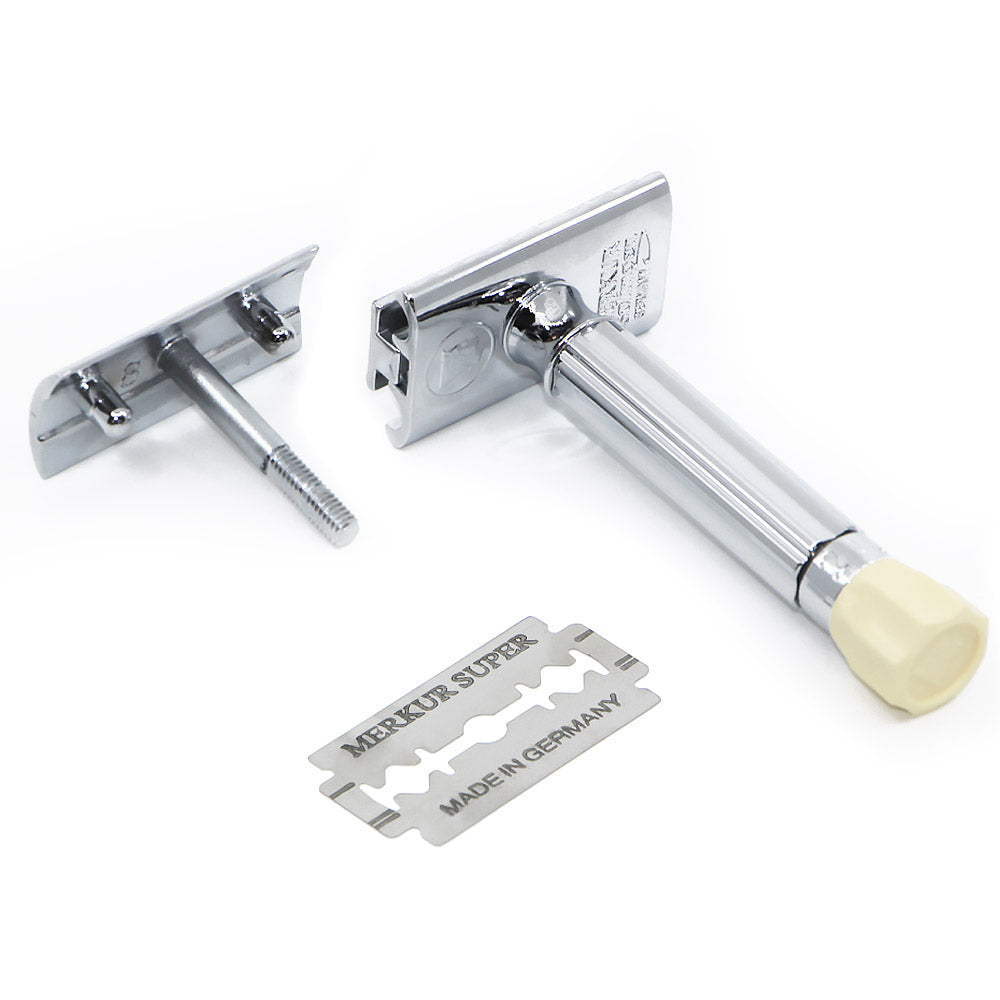 Merkur 500C Progress Safety Razor Chrome – Beard & Blade