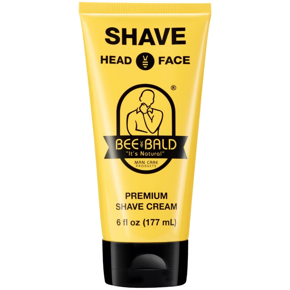 Bee Bald SHAVE Head & Face Premium Shaving Cream 177ml – Beard & Blade
