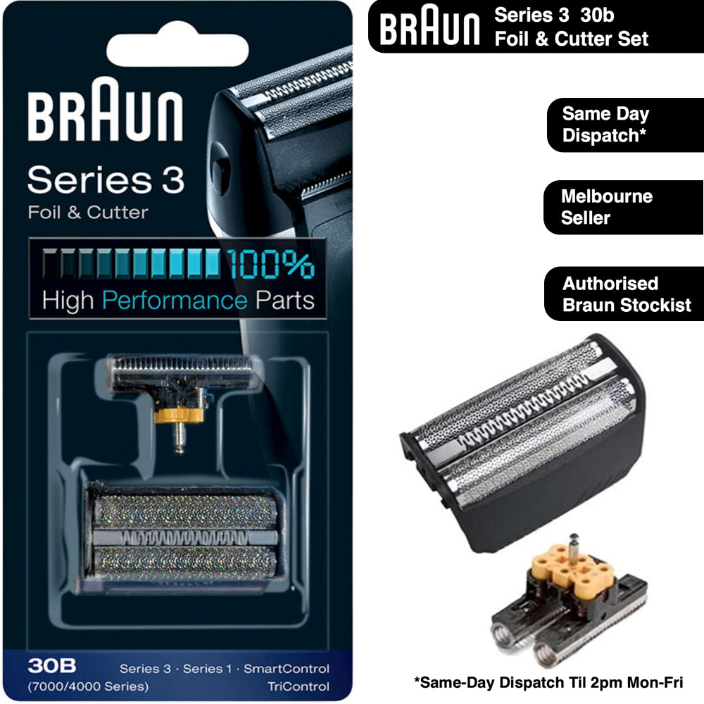 BRAUN 30B 4000/7000 Series 3 Foil & Cutter Set for 7705, 7570, 7680 48 ...