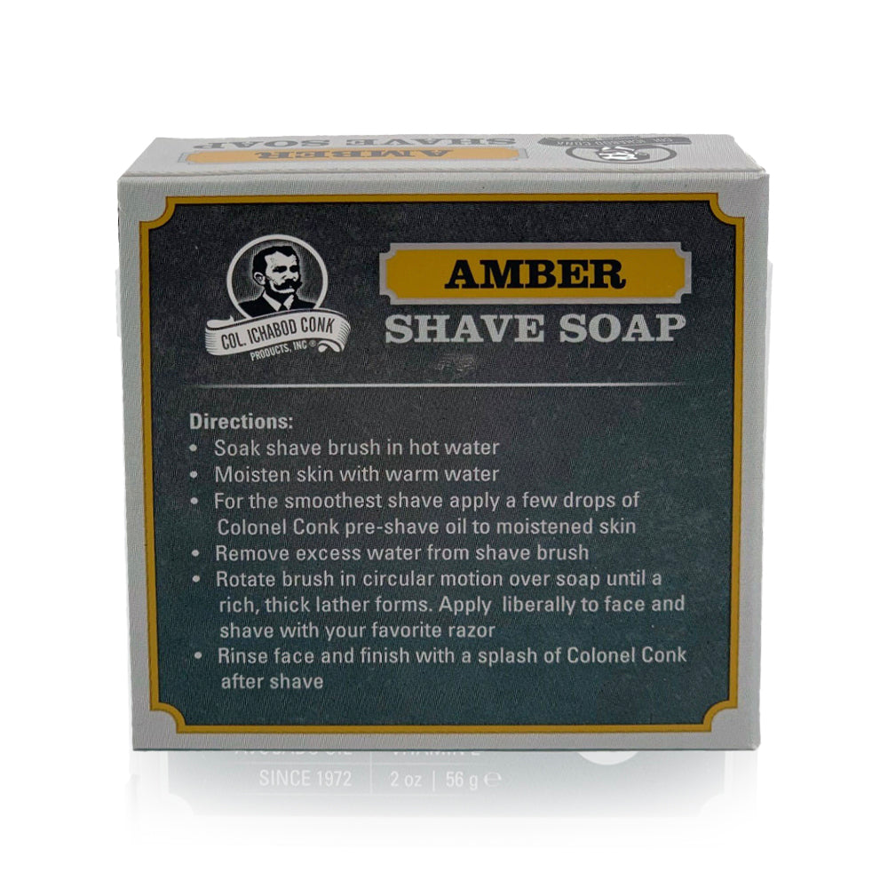 Colonel Conk Amber Shave Soap 56g – Beard & Blade