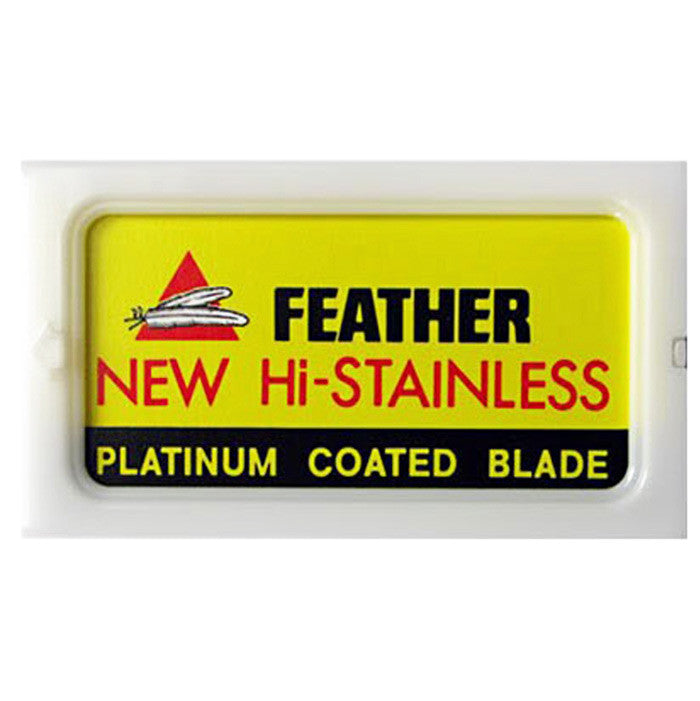 Feather Hi-Stainless Double Edge Blades (10) – Beard & Blade