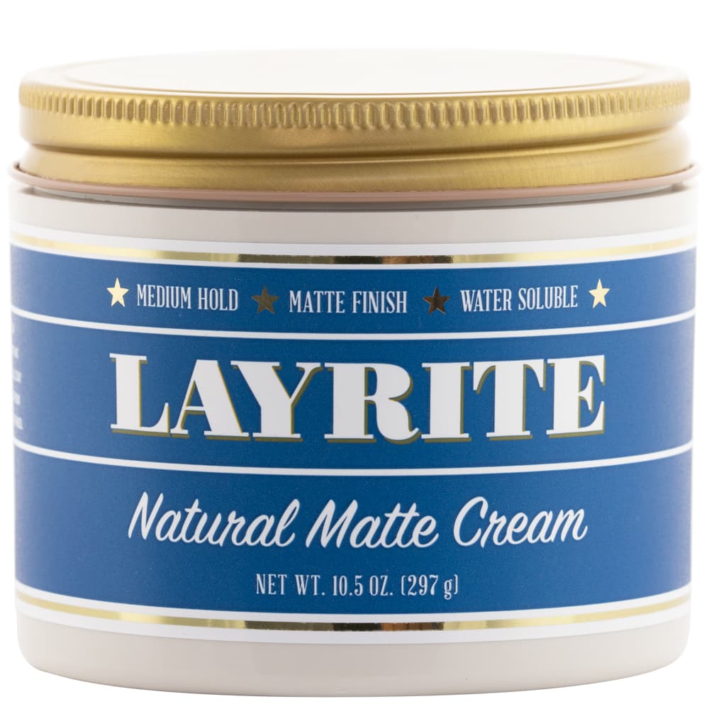 Layrite Natural Matte Cream 297g – Beard & Blade